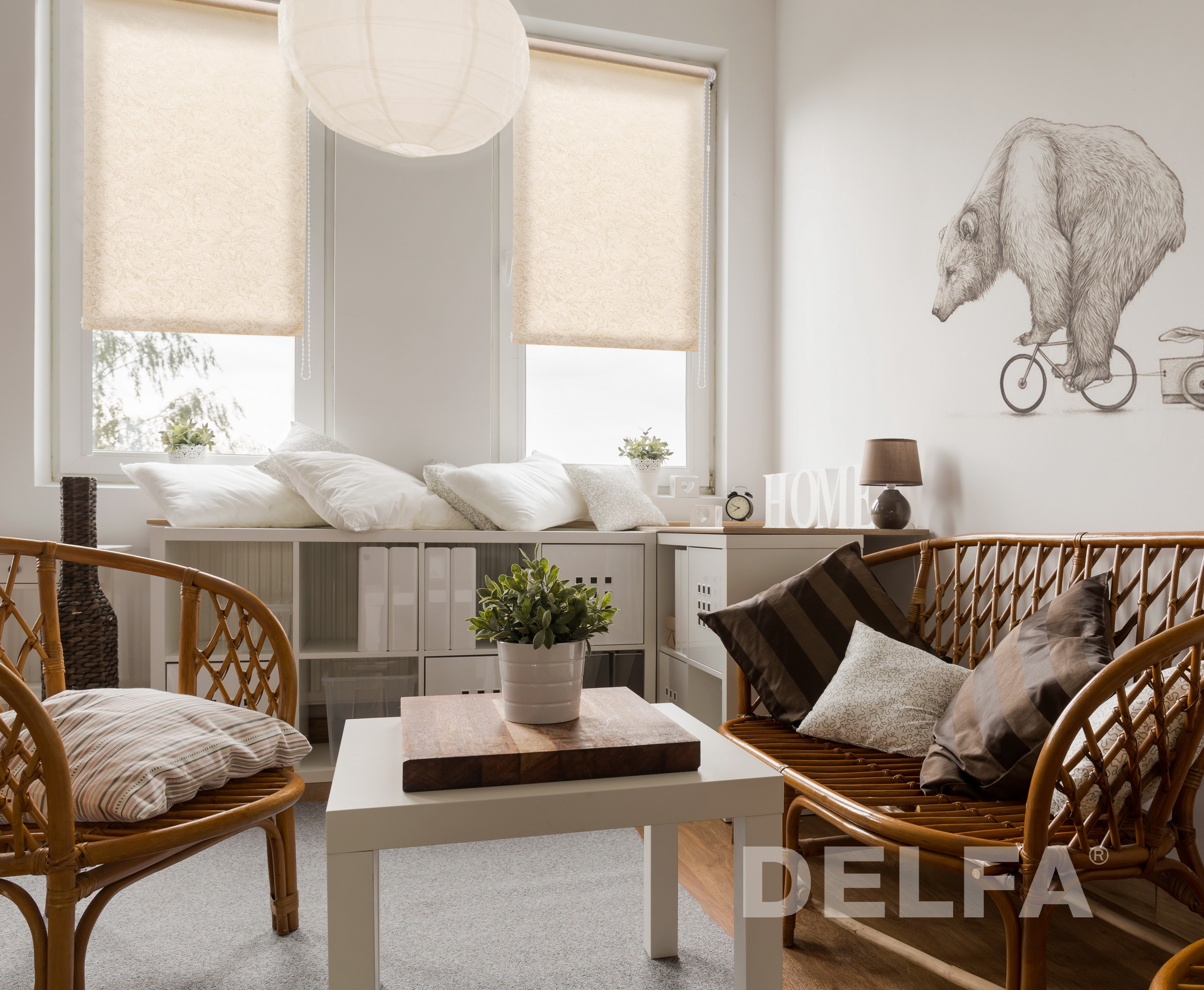 Рольшторы VENECIA в интерьере